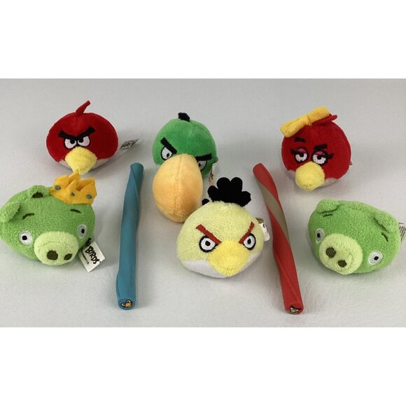Rovio | Toys | Angry Birds Mini Plush Finger Puppets Pencil Toppers ...